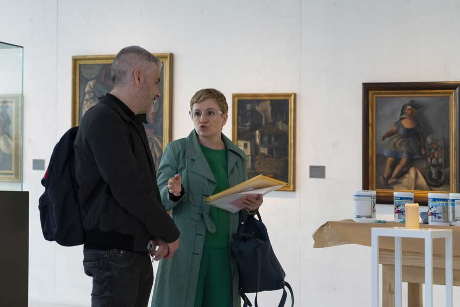 Noticia - aberta ata este domingo a exposición de Monica Alonso ...